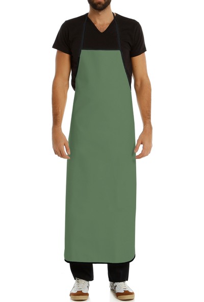 Dr. Mia Pvc Bulaşık Önlüğü Sıvı Geçirmez Mutfak Önlüğü Astarlı Beyaz