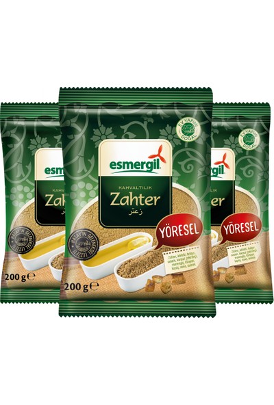 Esmergil Kahvaltılık Zahter 200 G 3'lü Paket Esmergil Kahvaltılık Zahter 200 G 3'lü Paket