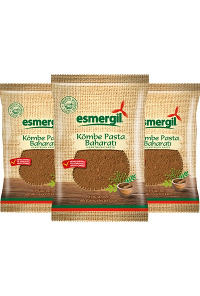 Esmergil Kömbe Pasta Baharatı 3'lü Paket 3 x 20 G Esmergil Kömbe Pasta Baharatı 3'lü Paket 3 x 20 G