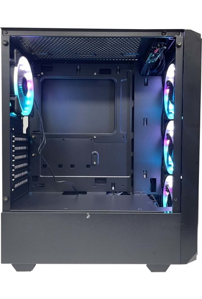 Gameforce GF-8010 Cold 4X120MM Rainbow Fanlı Oyuncu Kasası Gameforce GF-8010 Cold 4X120MM Rainbow Fanlı Oyuncu Kasası