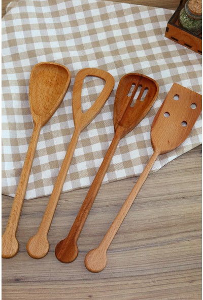 Zembu Kayın Kaşık Seti 4'lü
