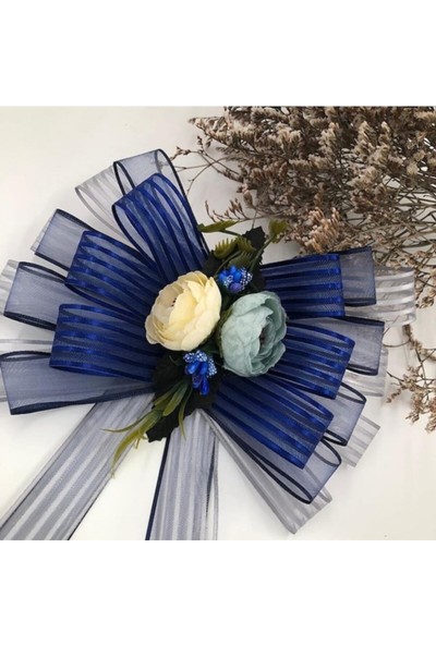 Ecrin Tuhafiye Hobi Mavi Bohça Süsü