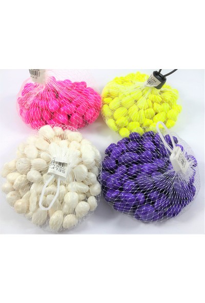 Netodak Renkli Fileli Akvaryum Taşı Çakıl Taşı Vazo Taşı (4 Paket)