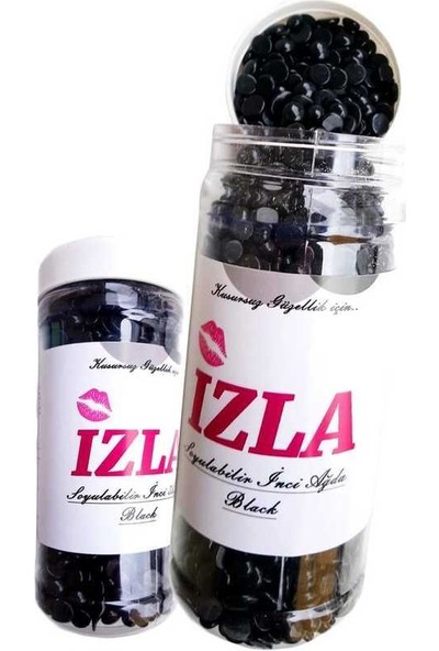 Izla Soyulabilir Boncuk Ağda 250 gr Siyah Izla Soyulabilir Boncuk Ağda 250 gr Siyah