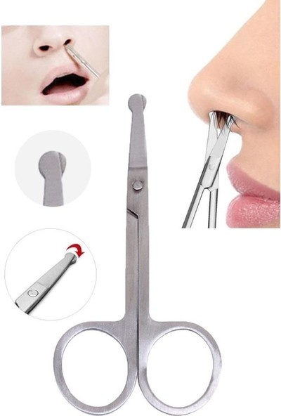 Mujgan Burun Makası Gümüş Paslanmaz Çelik
