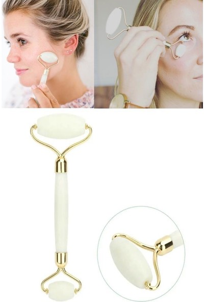 Mujgan Beyaz Yeşim Taşı Yüz Masaj Aleti Mujgan Beyaz Yeşim Taşı Yüz Masaj Aleti