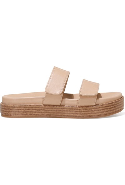 Nine West Gıova 1fx Naturel Kadın Kalın Tabanlı Terlik