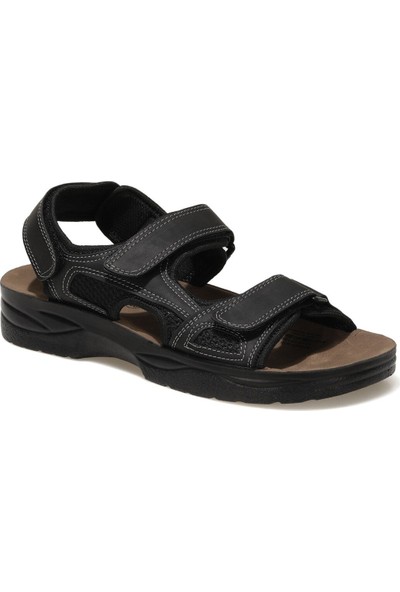Polaris 400625.M1FX Siyah Erkek Sandalet