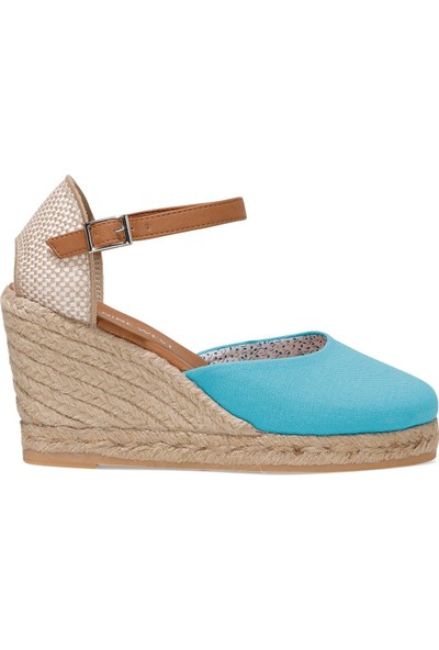 Nine West Artemısıa 1fx Mavi Kadın Dolgu Topuklu Sandalet