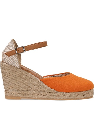 Nine West Artemısıa 1fx Turuncu Kadın Dolgu Topuklu Sandalet