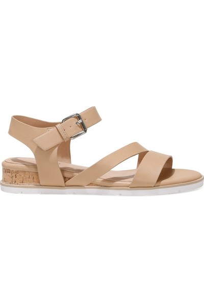 Nine West Leota 1fx Bej Kadın Düz Sandalet