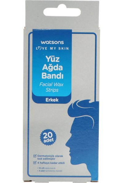 Watsons Erkek Yüz Ağda Bandı 20 Adet