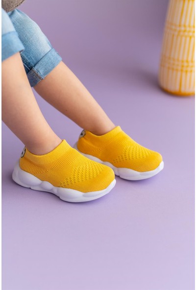 First Step Ultra Hafif Memory Foam Iç Taban Çocuk Triko Spor Ayakkabı SARI-M-1002 First Step Ultra Hafif Memory Foam Iç Taban Çocuk Triko Spor Ayakkabı SARI-M-1002