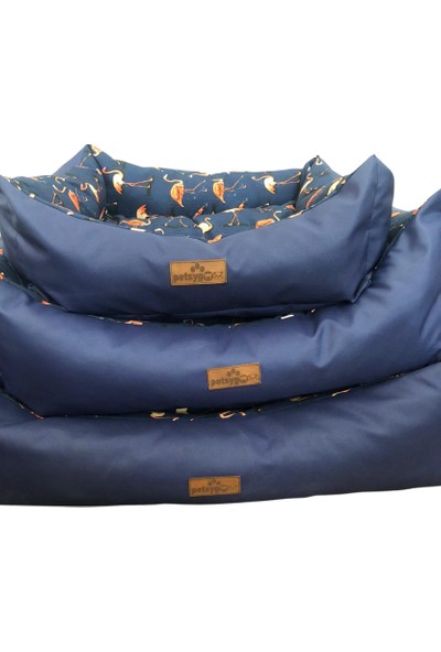 Petsygoo Flamingo Yumuşak Köpek Yatak, Makinede Yıkanabilir, Silikon