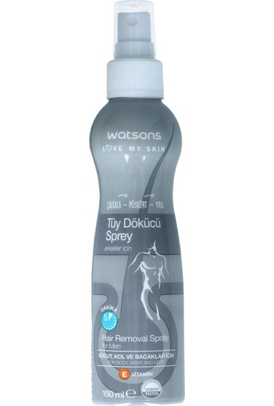 Watsons Erkekler Için Tüy Dökücü Sprey 150 ml
