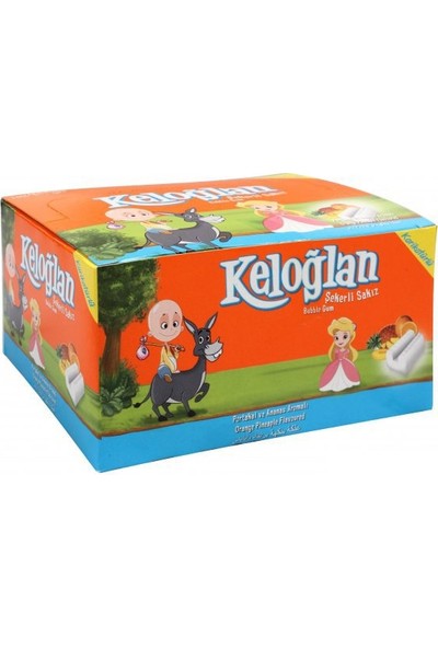 Keloğlan Şekerli Sakız 100'LÜ Portakal Ananas