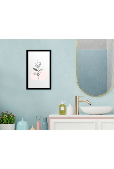 Bk Gift Banyo Dekoratif Ahşap Siyah Çerçeveli Tablo-17 Bk Gift Banyo Dekoratif Ahşap Siyah Çerçeveli Tablo-17