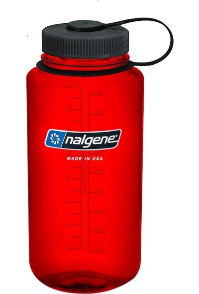 Nalgene 32OZ Wm Red / Black Cap Tritan Suluk Nalgene 32OZ Wm Red / Black Cap Tritan Suluk