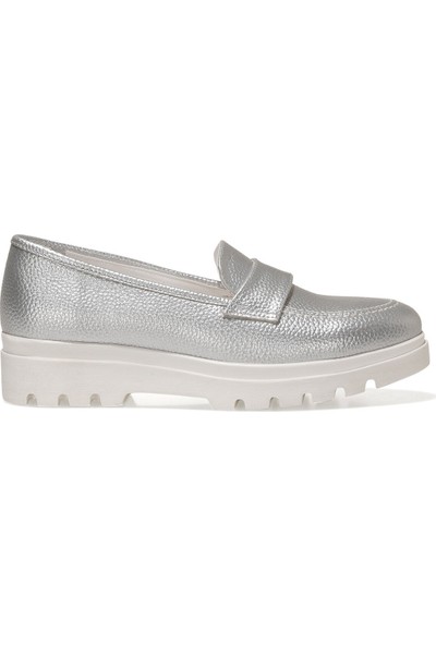 Nine West Pıper 1fx Gümüş Kadın Loafer Ayakkabı Nine West Pıper 1fx Gümüş Kadın Loafer Ayakkabı