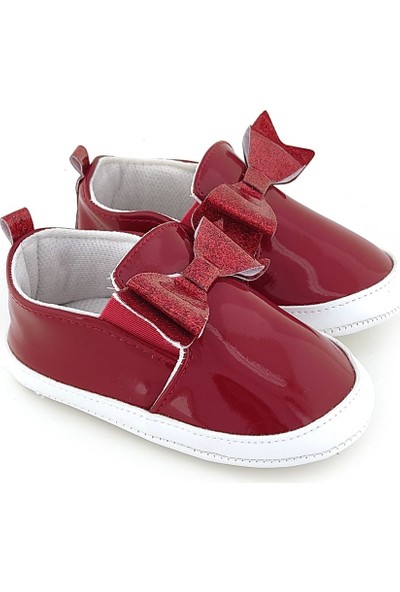Funny Baby Simili Fiyonklu Ilk Adım Ayakkabısı