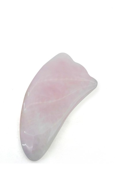 Osmanlı Doğal Taş Pembe Kuvars Gua Sha Yüz Masaj Aleti Osmanlı Doğal Taş Pembe Kuvars Gua Sha Yüz Masaj Aleti