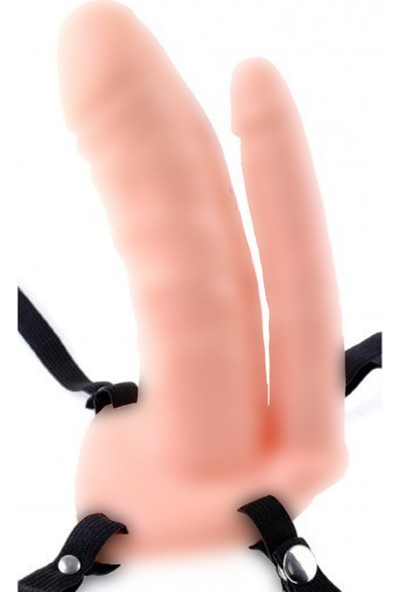 Çift Başlı Anal ve Vajinal Içi Boş Belden Bağlamalı Çift Başlı Anal ve Vajinal Içi Boş Belden Bağlamalı