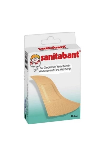 Sanitabant Su Geçirmez Yara Bandı 20LI Sanitabant Su Geçirmez Yara Bandı 20LI