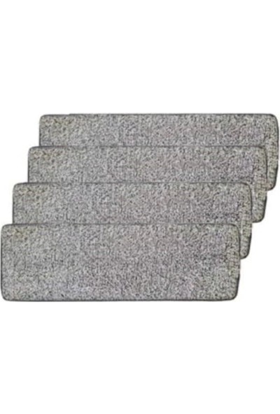 Mop Mikrofiber Tablet Mop Yedek Bezi 4'lü Gri 12 x 33 cm Mop Mikrofiber Tablet Mop Yedek Bezi 4'lü Gri 12 x 33 cm