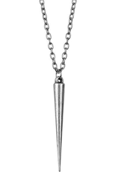 Bu Farklı Trend Çubuk Kolye Eskitme Antik Gümüş Kaplama Erkek Kadın