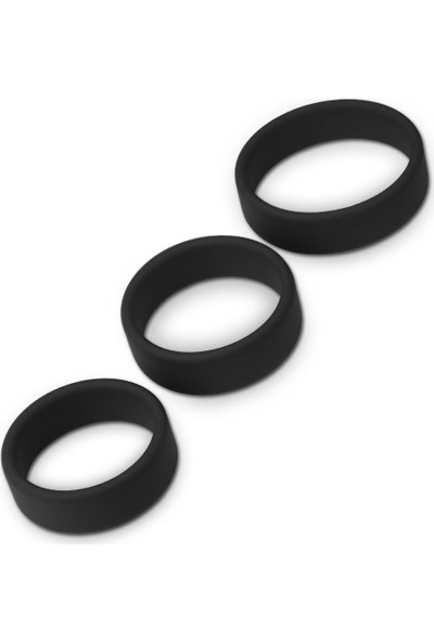 Plus 3 Farklı Boyutta Extra Esnek Silikon Penis Halkası Plus 3 Farklı Boyutta Extra Esnek Silikon Penis Halkası