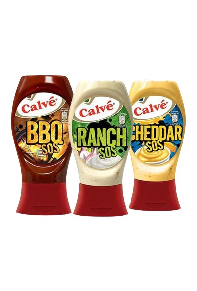 Düvenci Toptan Calve Cheddar, Ranch, Barbekü Sos 3 Lü Set Model 48 Düvenci Toptan Calve Cheddar, Ranch, Barbekü Sos 3 Lü Set Model 48