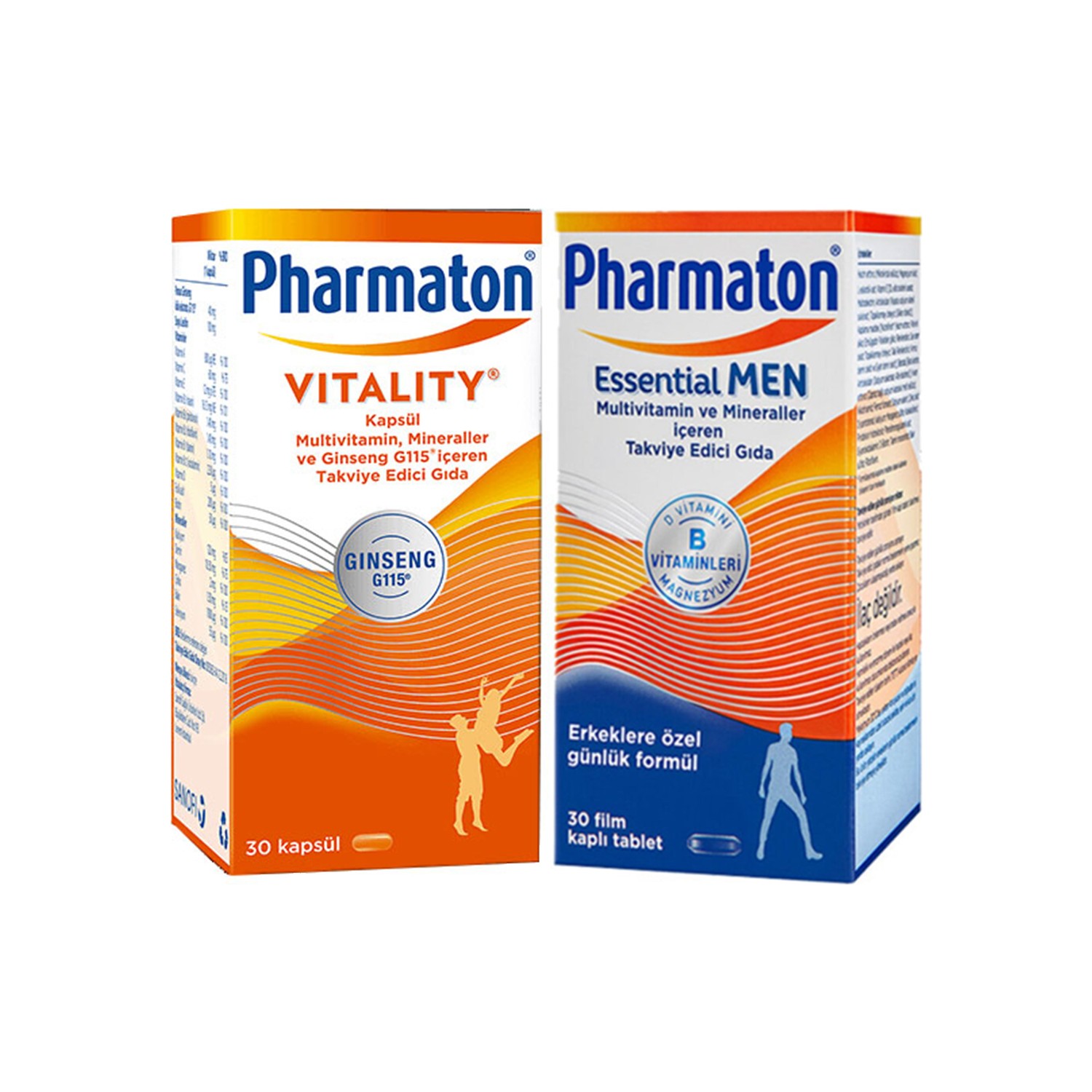 Pharmaton Vitality 30 Kapsül + Pharmaton Essential Men 30 Fiyatı