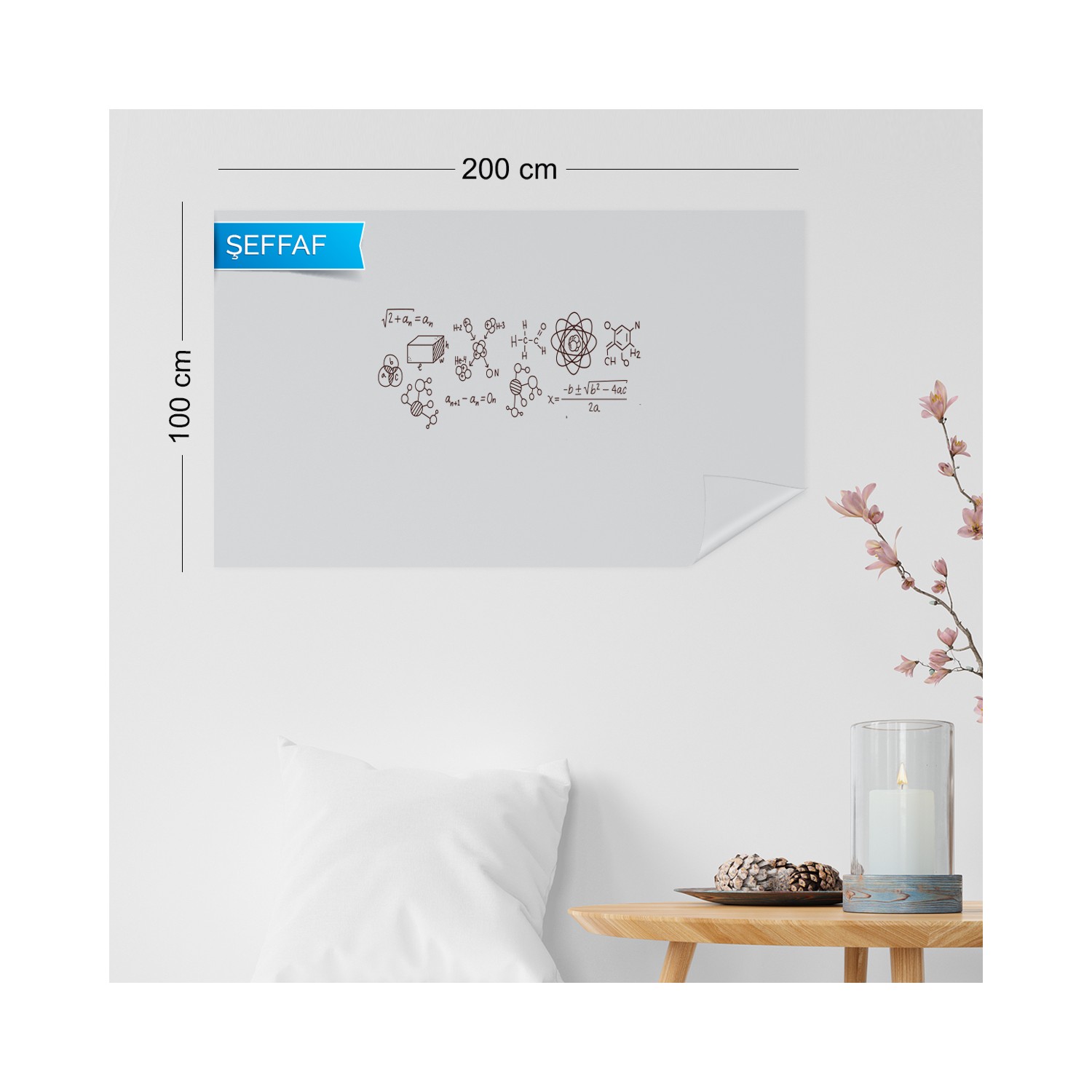 Pi Papers Akıllı Kağıt - 100x200 Cm Şeffaf, 2 Adet Yeri ...