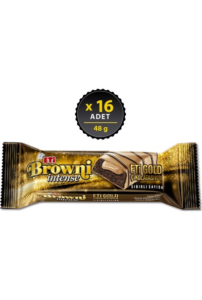 Eti Browni Intense Gold 48 g x 16 Adet