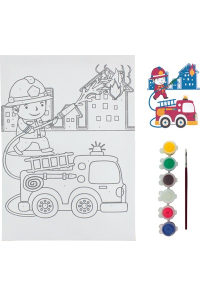 Okutan Hobi BTS18 Boyama Tuval Sayılı Set 25X35