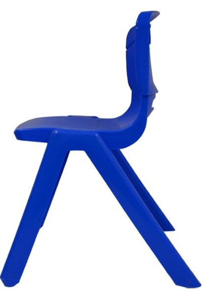 Temel Mavi Sağlam Çocuk Sandalyesi - Kreş ve Anaokulu Sandalyesi 3 Adet