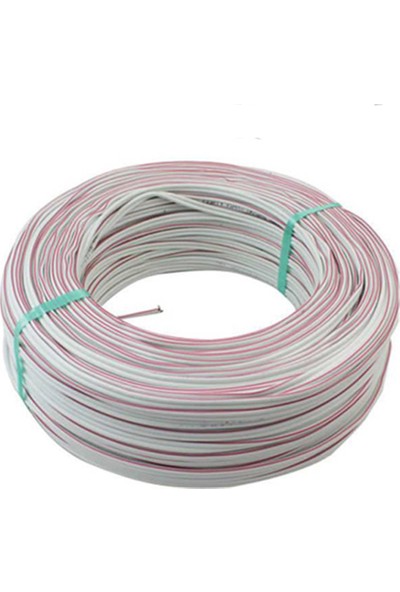 Wozlo 2 x 0.75 Kordon Kablo Elekrtik Hoparlör Kablosu 100 M Wozlo 2 x 0.75 Kordon Kablo Elekrtik Hoparlör Kablosu 100 M