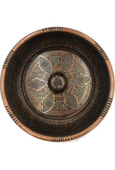 Bursa Tekstil El Dövmesi Işlemeli Tas Ağır Banyo Hamam Tası