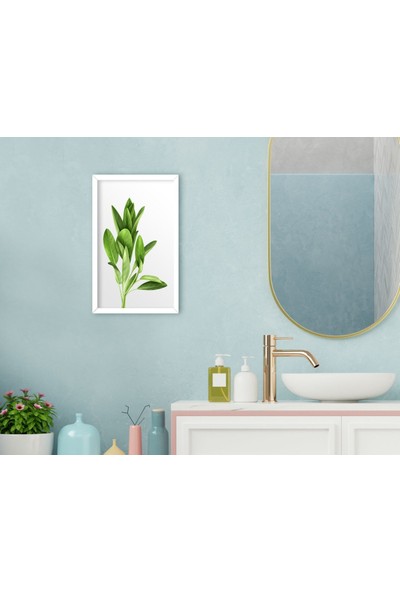 Bk Home Banyo Dekoratif Ahşap Beyaz Çerçeveli Tablo-13 Bk Home Banyo Dekoratif Ahşap Beyaz Çerçeveli Tablo-13