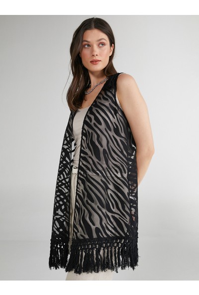 Faik Sönmez Yaprak Desenli Yelek 60723 Faik Sönmez Yaprak Desenli Yelek 60723