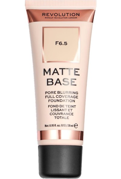 Revolution Matte Base Foundation F6.5 Revolution Matte Base Foundation F6.5