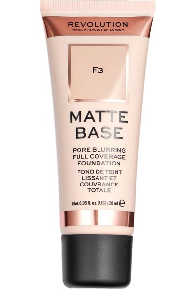Revolution Matte Base Foundation F3 Revolution Matte Base Foundation F3