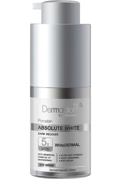 Dermaction Plus By Watsons Dap Porcelain Abs.white Dark Recover Eye SERUM15ML
