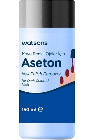 Watsons Koyu Renk Ojeler Için Aseton 150 ml