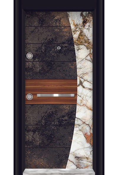 MN-1301 Lux High Gloss Çelik Kapı