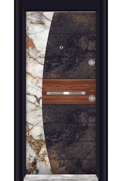 MN-1301 Lux High Gloss Çelik Kapı