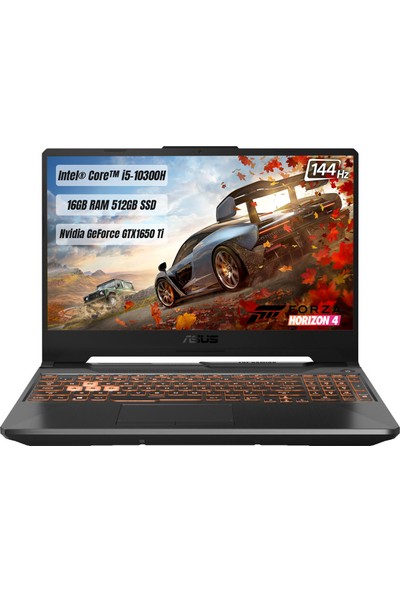 Asus TUF Gaming F15 FX506LI-HN077-GAMING Intel Core i5 10300H 16GB 512GB SSD GTX 1650 Ti Freedos 15.6 Asus TUF Gaming F15 FX506LI-HN077-GAMING Intel Core i5 10300H 16GB 512GB SSD GTX 1650 Ti Freedos 15.6
