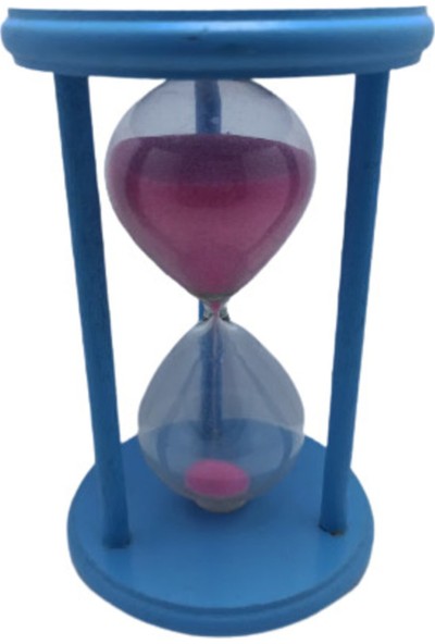 Hagiki Mavi Kum Saati 5 Dakika Süreli Ahşap Küçük Boy Hagiki Mavi Kum Saati 5 Dakika Süreli Ahşap Küçük Boy