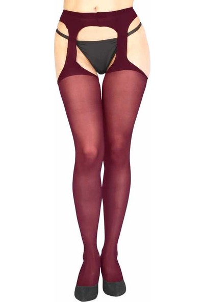 Leyna Mor Fantazi Iç Giyim Çorap TM2036 Leyna Mor Fantazi Iç Giyim Çorap TM2036