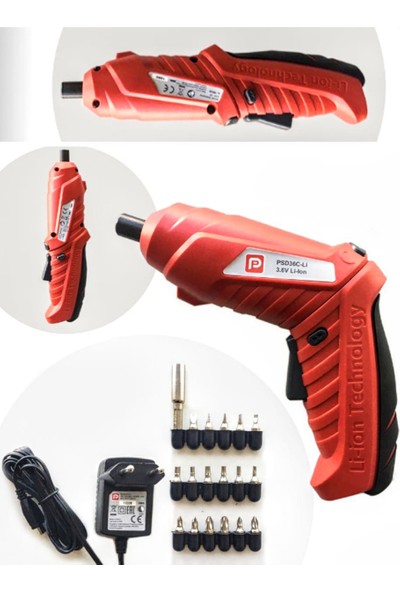 Performance Power Akülü Vidalama 3.6V Li-Ion + 24 Parça Aksesuar Performance Power Akülü Vidalama 3.6V Li-Ion + 24 Parça Aksesuar